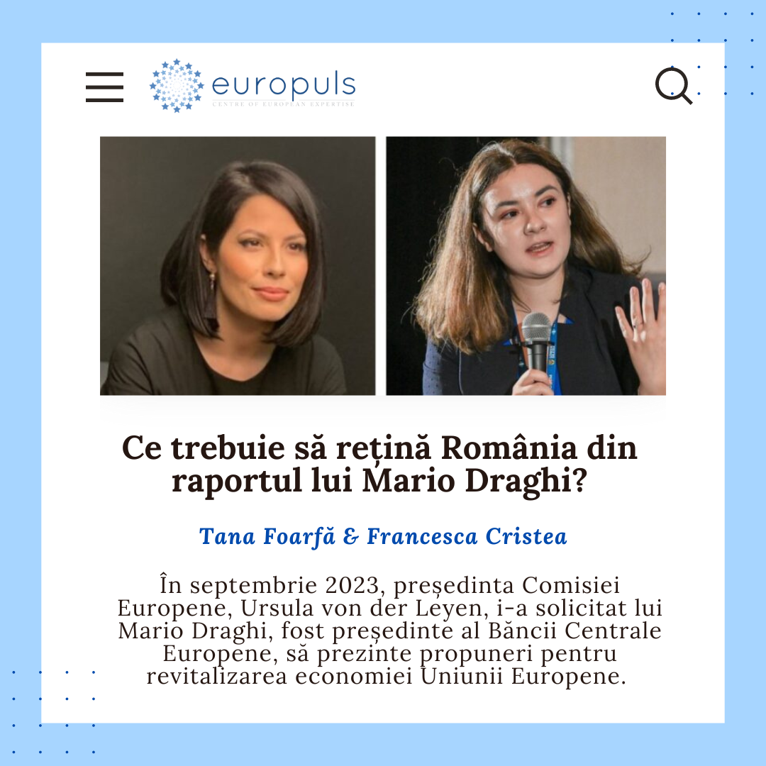 Ce trebuie să rețină România din raportul lui Mario Draghi? - EUROPULS